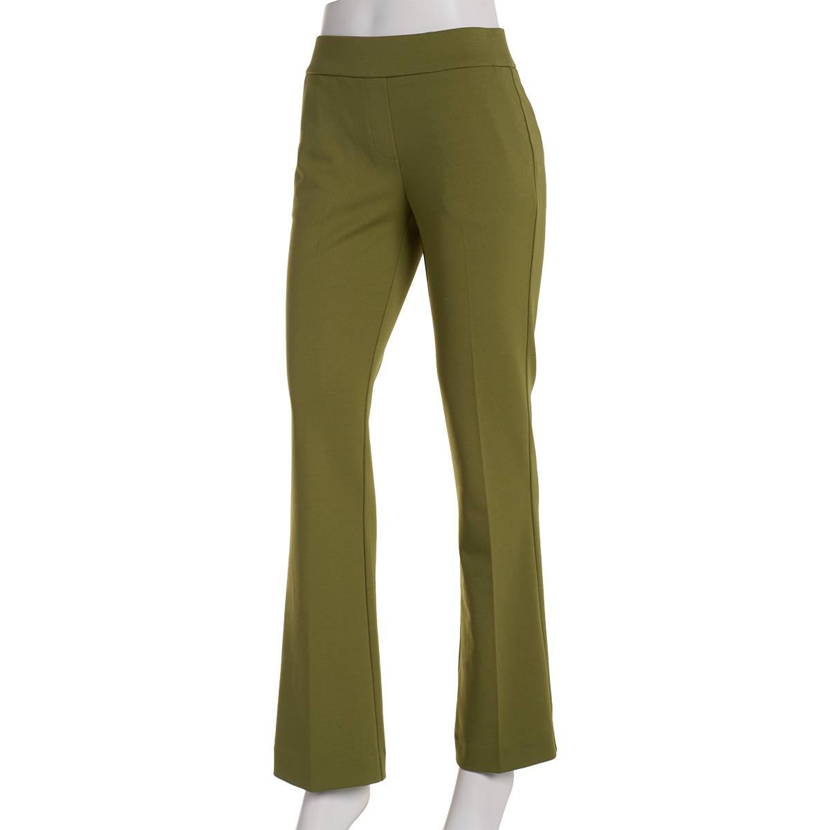 Click here for Womens Anne Klein Pull On Solid Slash Pocket Pants prices