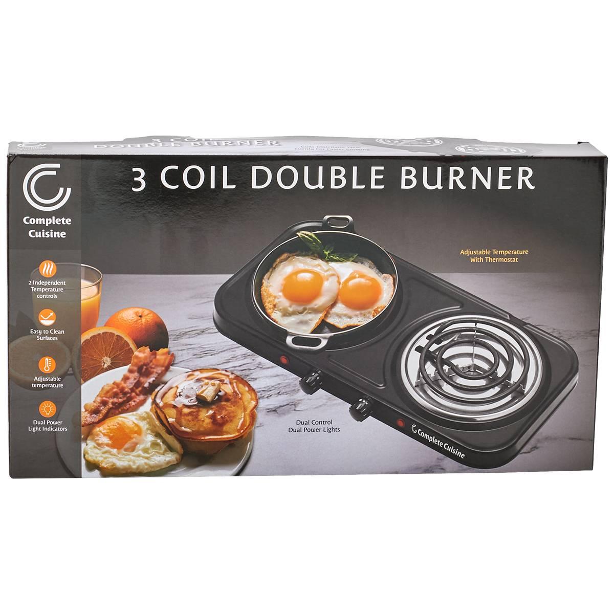 Click here for Complete Cuisine 3-Coil Double Burner prices