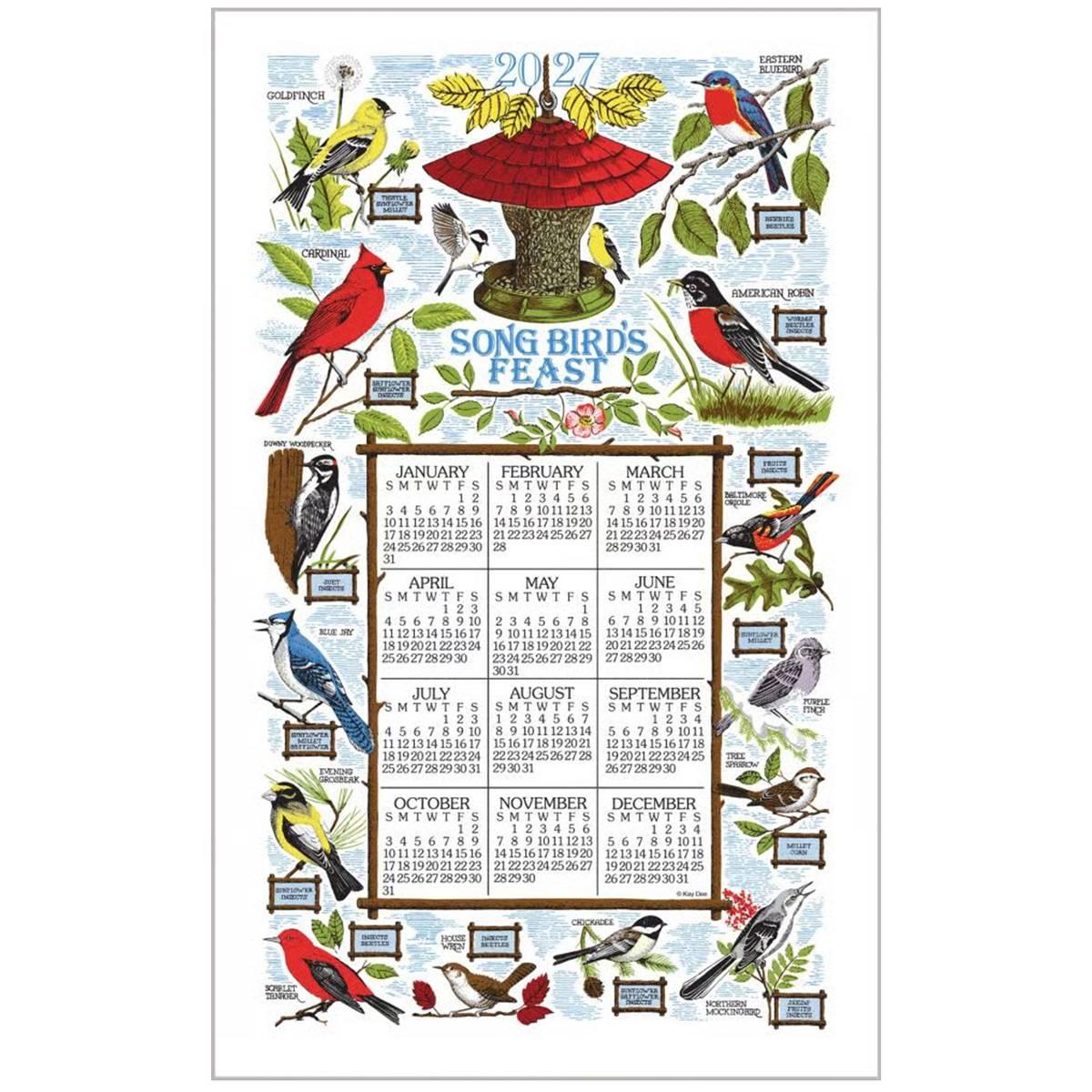 Click here for Kay Dee 2027 Songbird Festival Calendar Towel prices