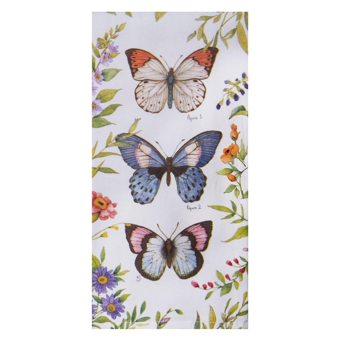 Click here for Kay Dee Garden Walk Butterflies Dual Purpose Terry... prices
