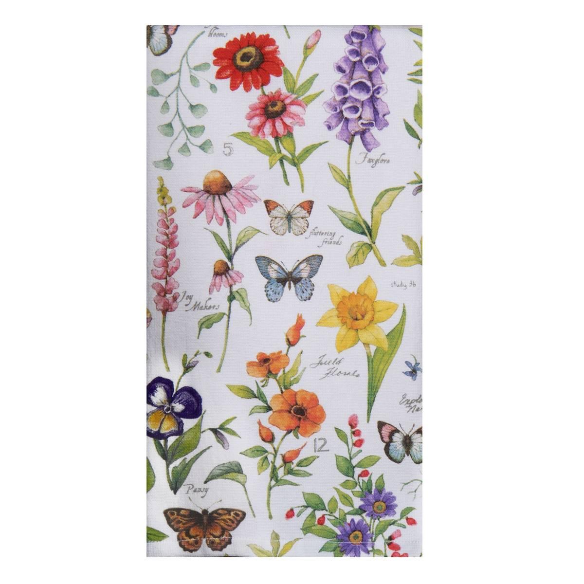 Click here for Kay Dee Garden Walk Floral Toss Dual Purpose Terry... prices