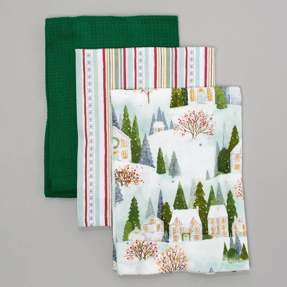 Click here for Kay Dee Magical Winter Land 3pk. Kitchen Towel prices