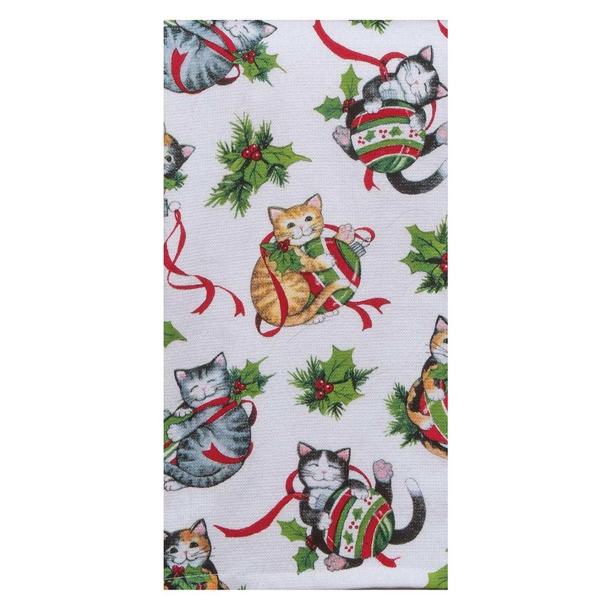 Click here for Kay Dee Meowy Christmas Toss Terry Kitchen Towel prices