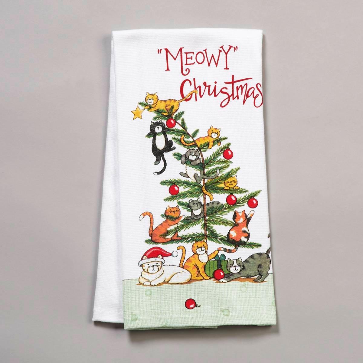 Click here for Meowy Christmas Dual Purpose Kitchen Towel prices