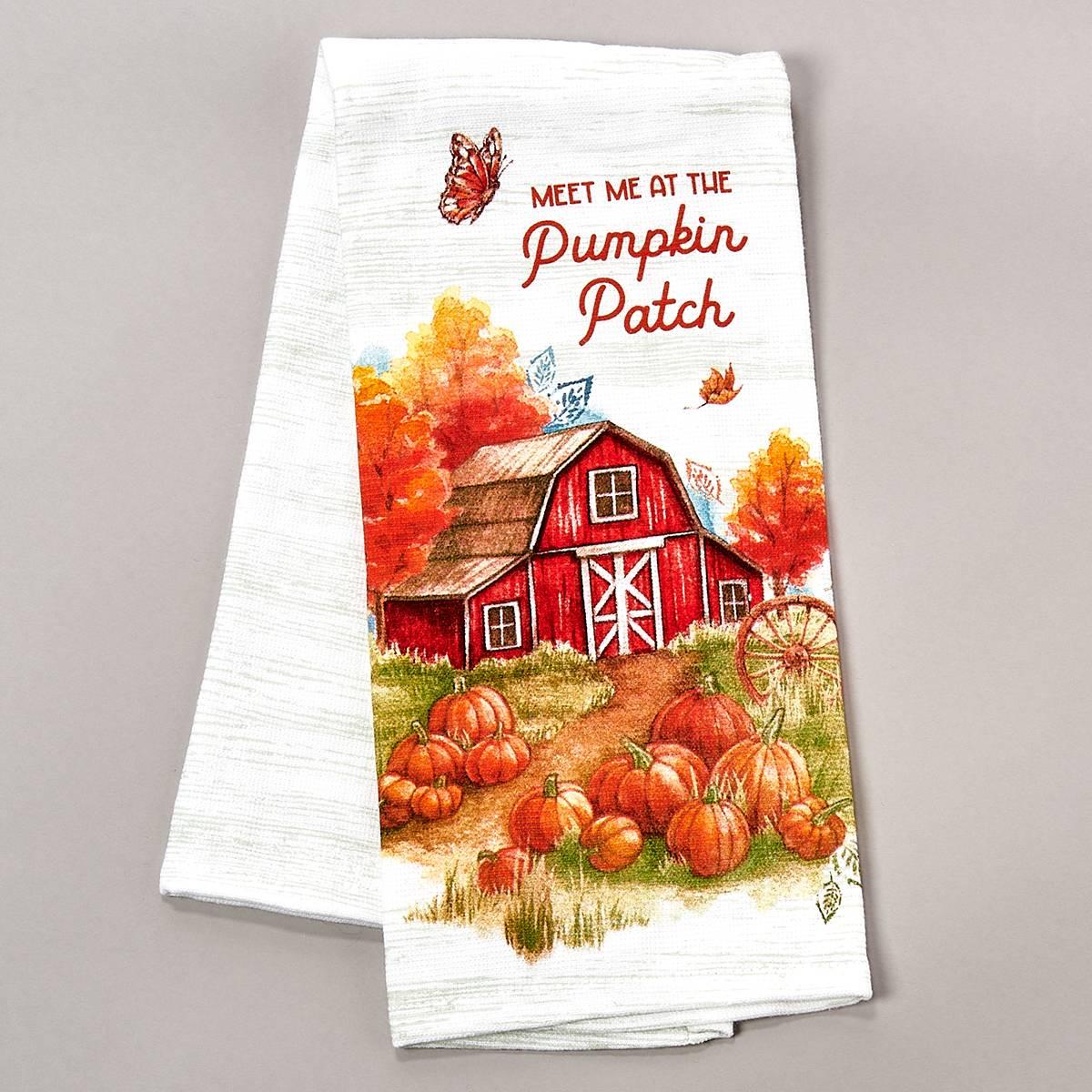 Click here for Kay Dee Pumpkin Patch Dual-Purpose Kitchen Towel prices