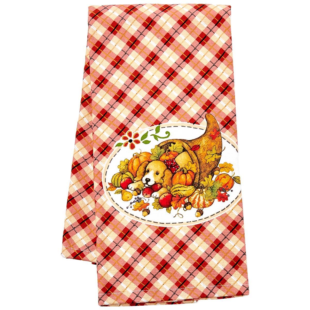 Click here for Fetching Fall Cornucopia Dog Dual-Purpose Kitchen... prices