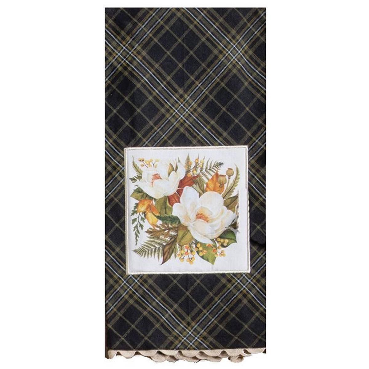 Click here for Kay Dee Designs Fall Splendour Plaid Patch Tea Tow... prices