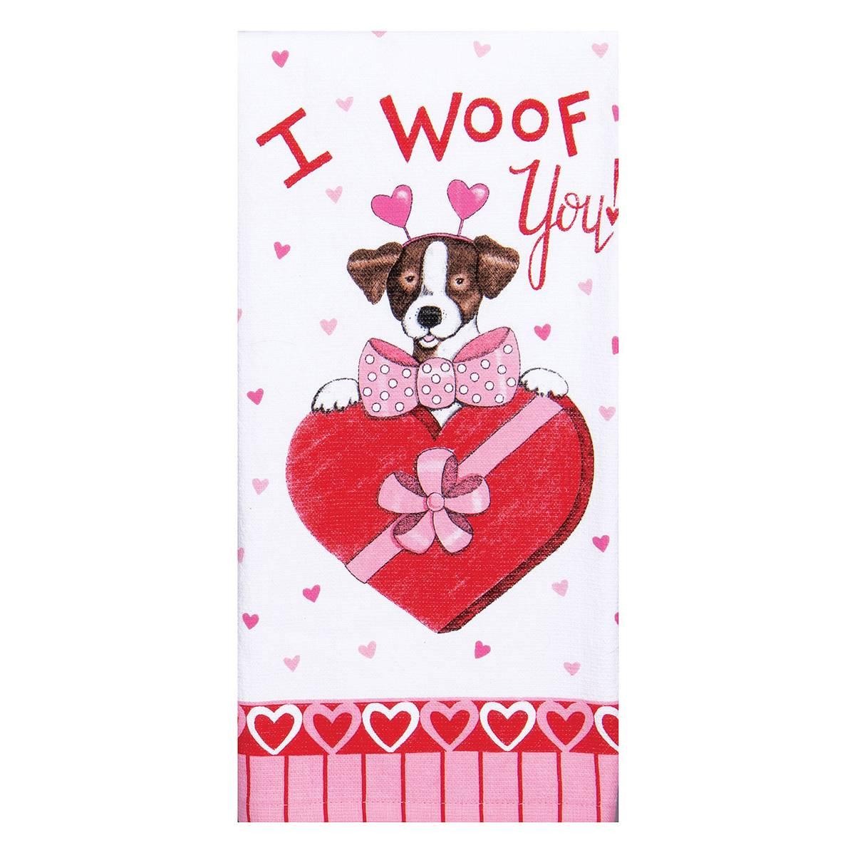 Click here for I Woof You Dual Purpose Terry Kitchen Towel prices