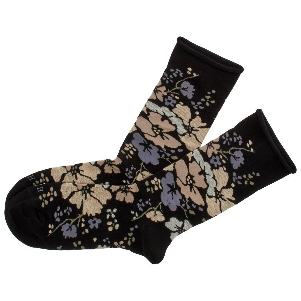 Click here for Womens HUE Floral Jeans Crew Socks prices
