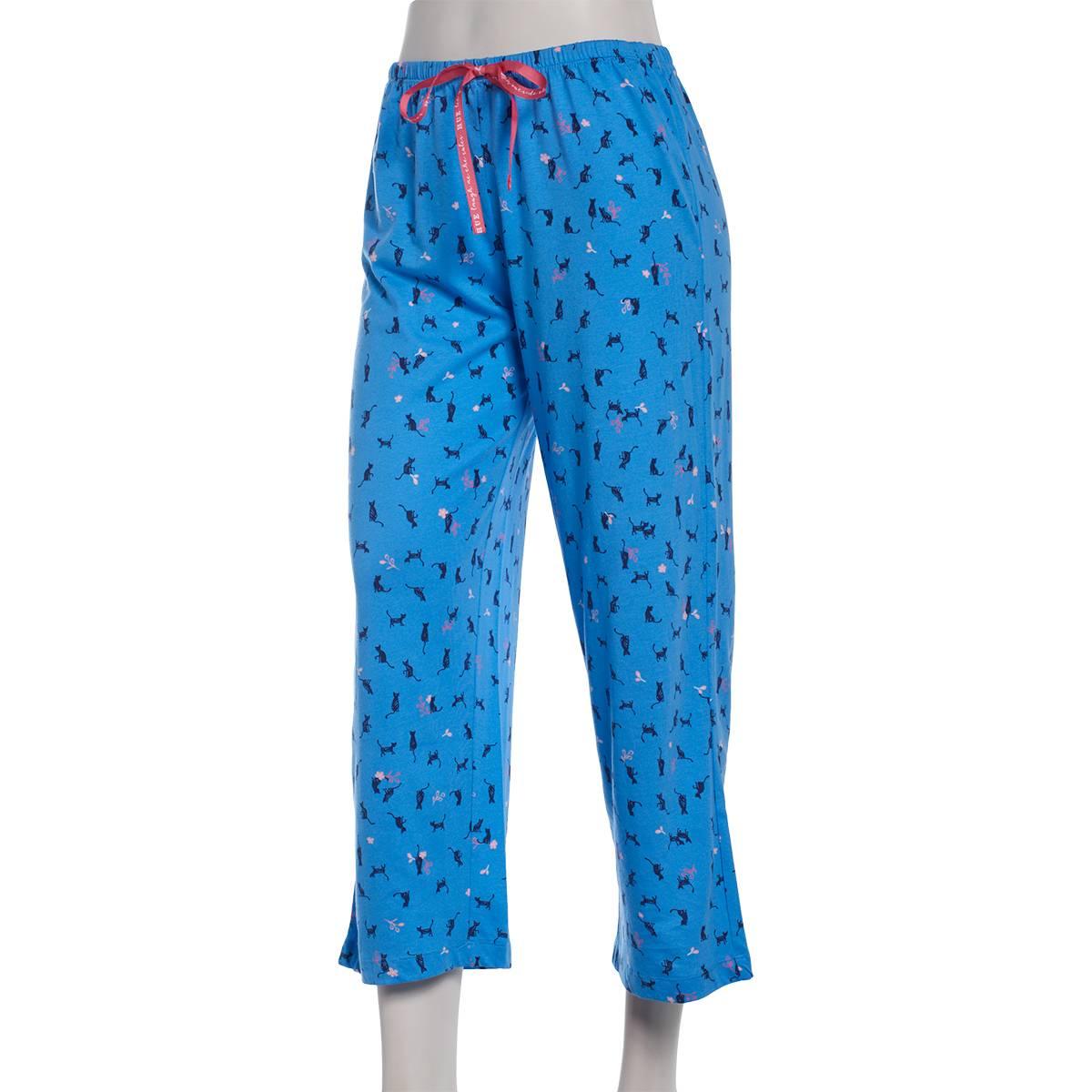 Click here for Plus Size HUE(R) Kitty Climb Capri Pajama Pants prices