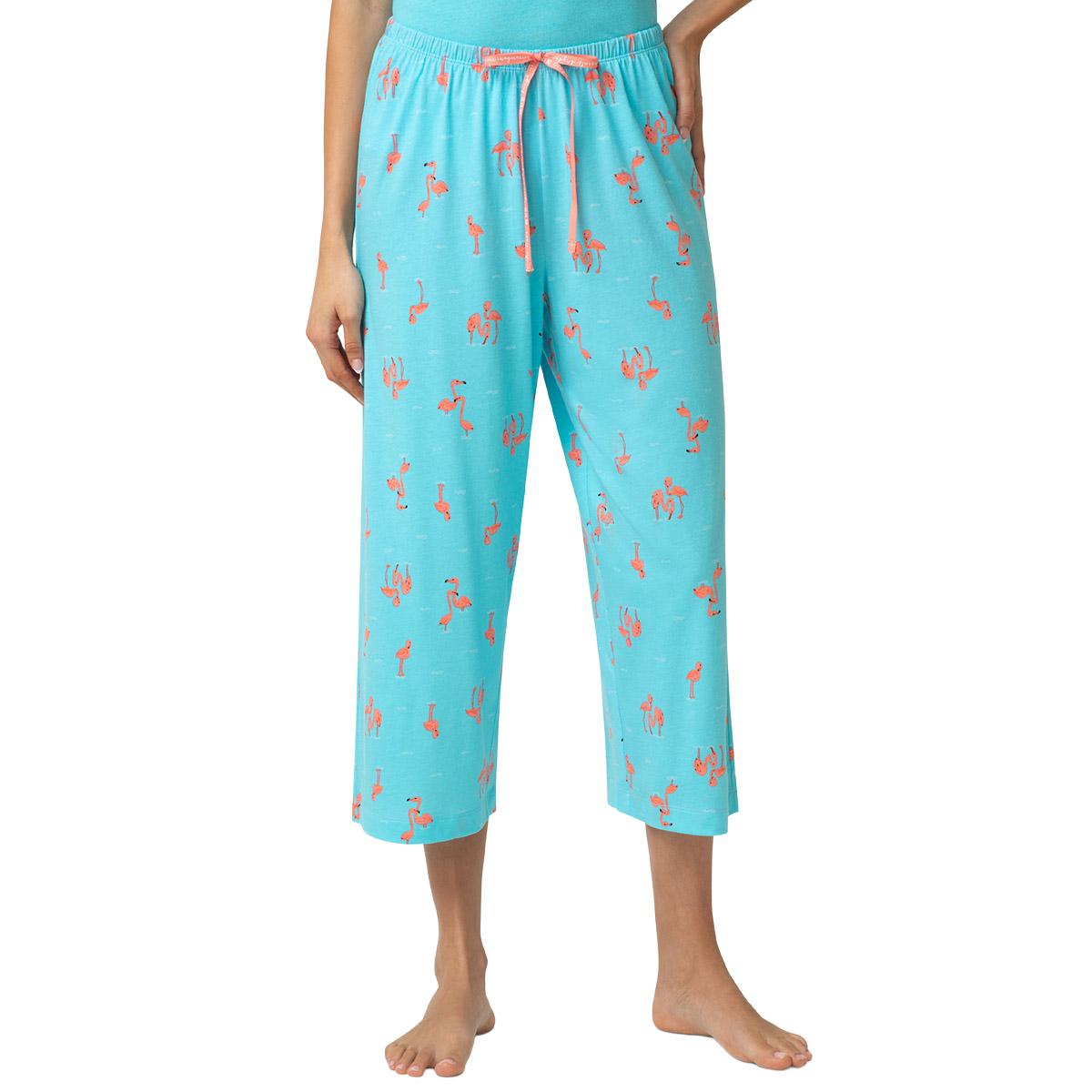 Click here for Plus Size HUE(R) Flamingo Bay Capri Pajama Pants prices
