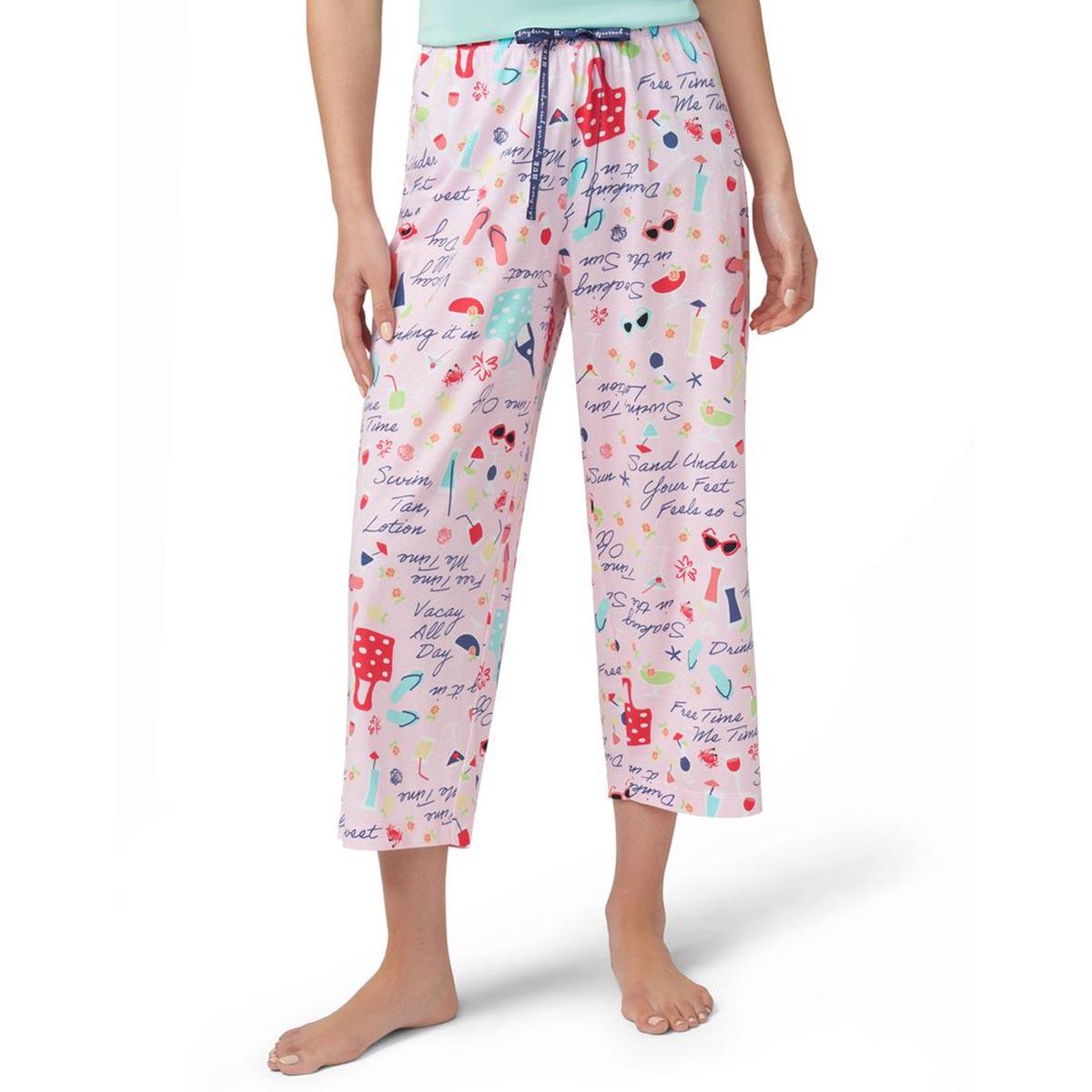 Click here for Womens HUE(R) Beach Day Dream Capri Pajama Pants prices