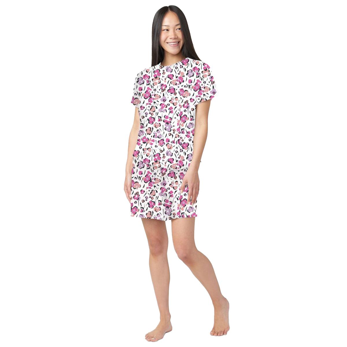 Click here for Womens HUE(R) Short Sleeve Floral Etching Boxer Pa... prices