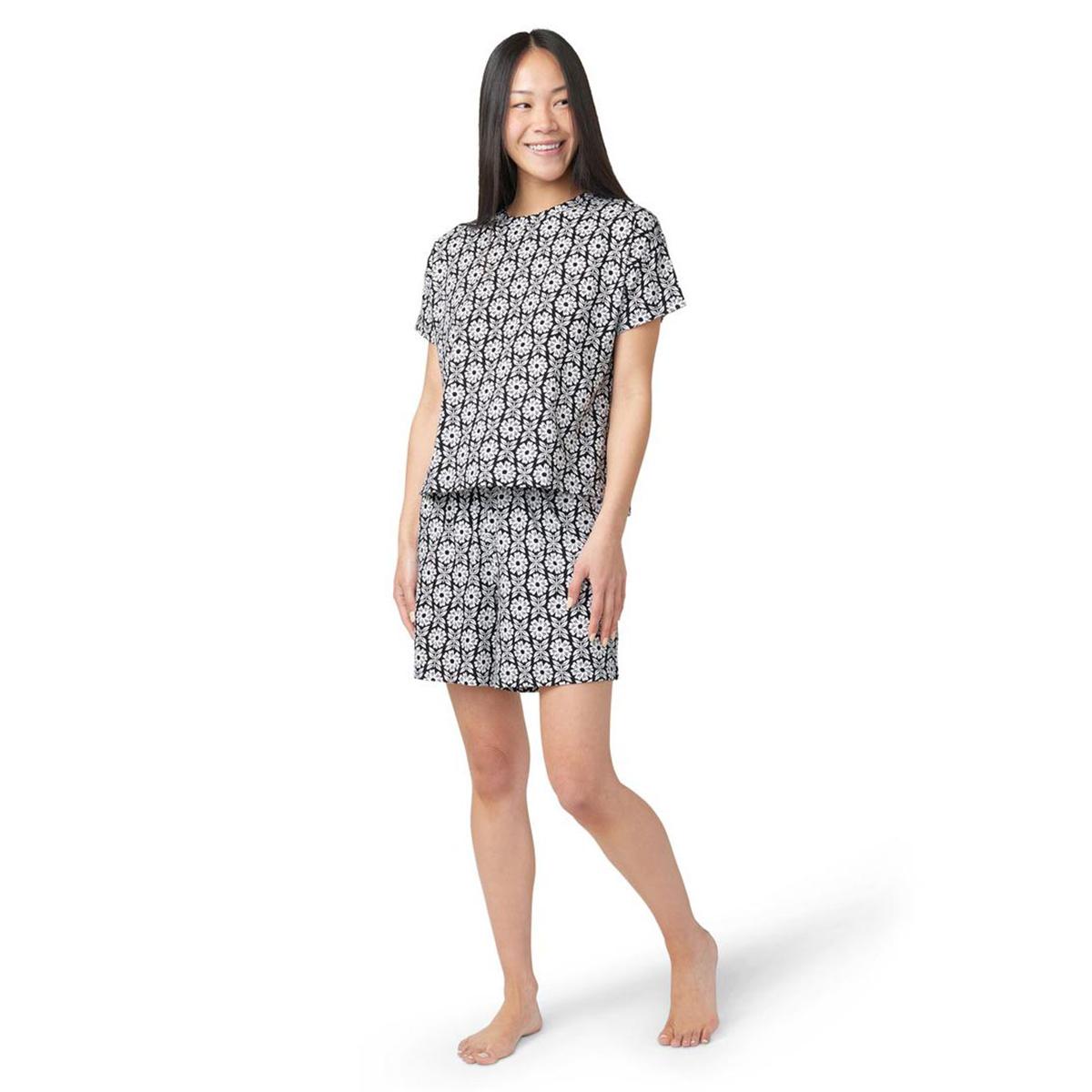 Click here for Womens HUE(R) Short Sleeve Happy Fields Floral Box... prices