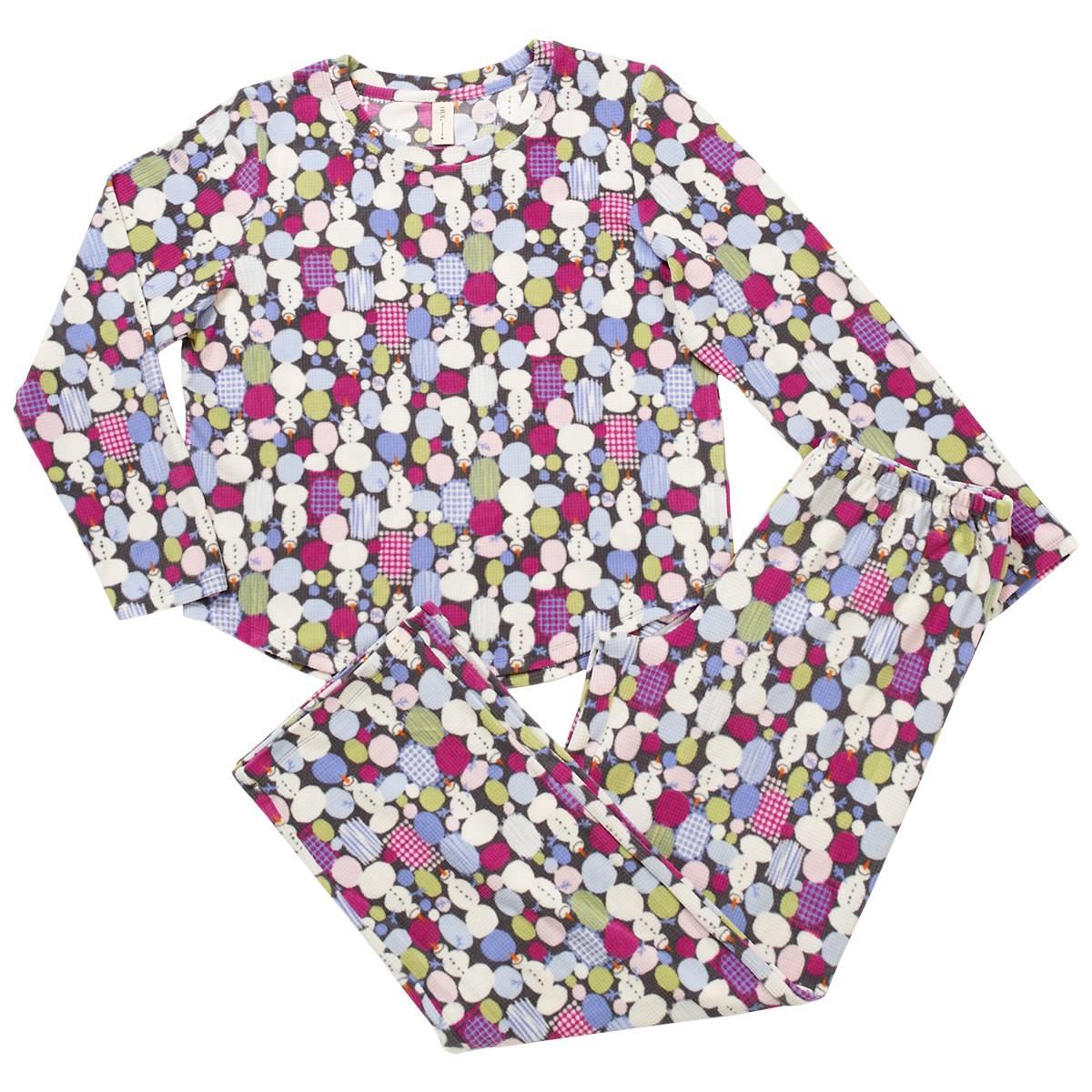 Click here for Womens HUE Waffle Snowman Pajama Set prices
