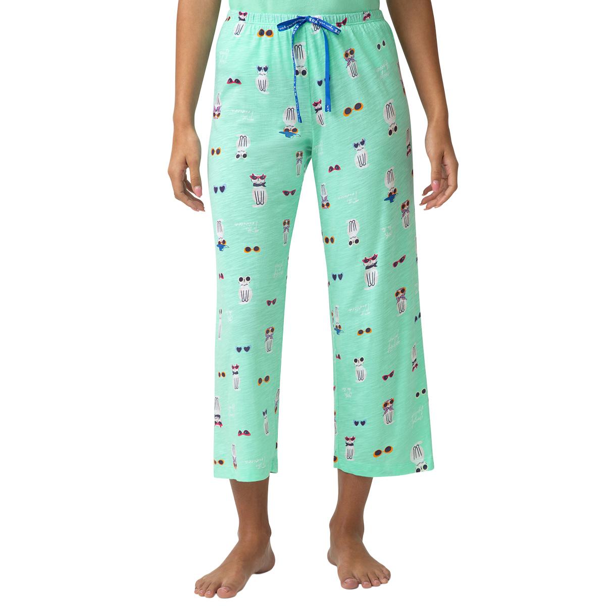 Click here for Plus Size HUE(R) Tabbies On The Town Pajama Capris prices