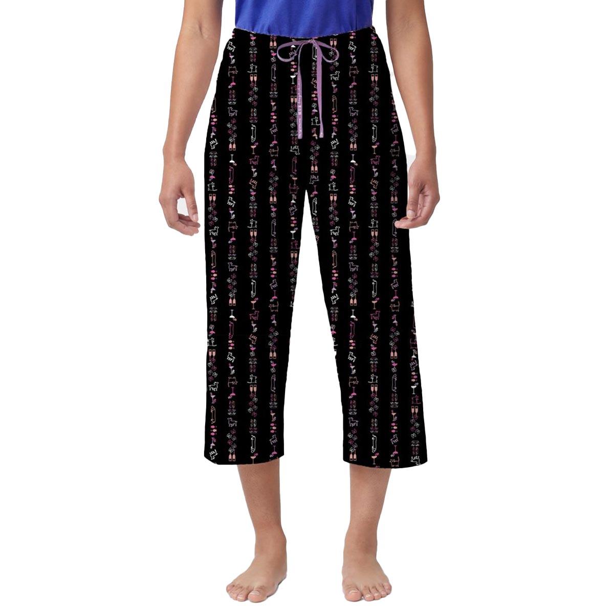 Click here for Plus Size HUE(R) Line Em Up Capri Pajama Pants prices