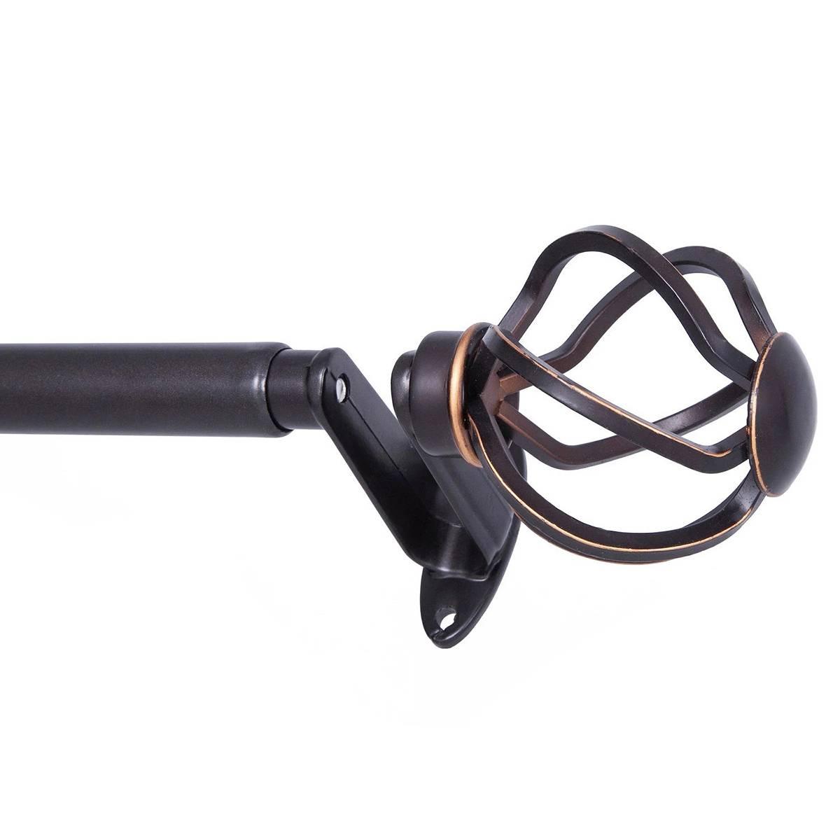 Sun Zero Cage 3/4in. Orb Wrap Curtain Rod