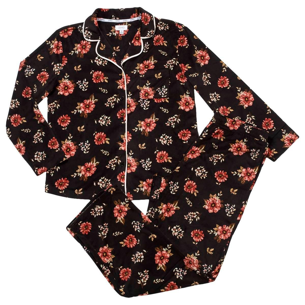 Click here for Womens Jones New York Long Sleeve Velour Floral No... prices