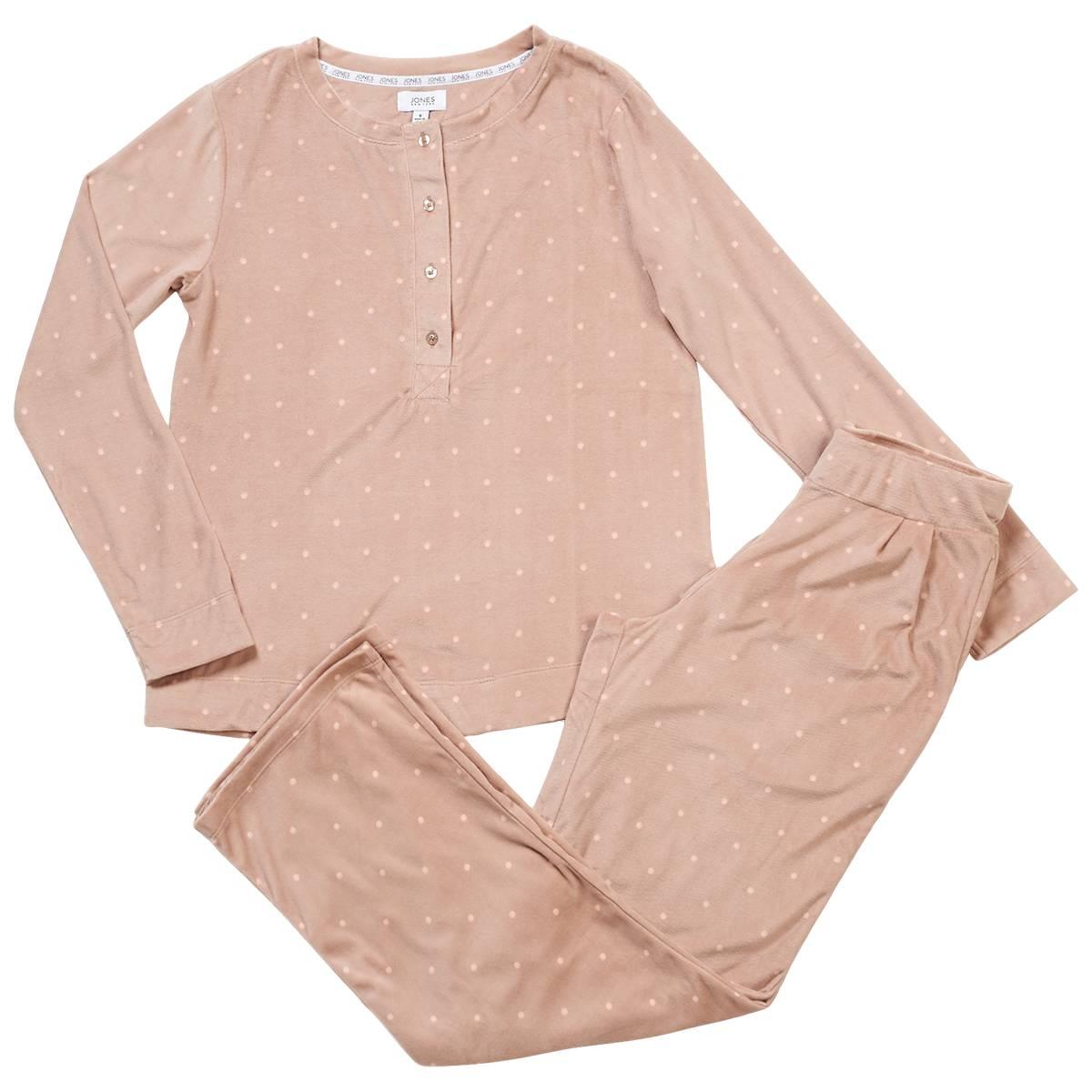 Click here for Womens Jones New York  Long Sleeve Dot Henley Paja... prices