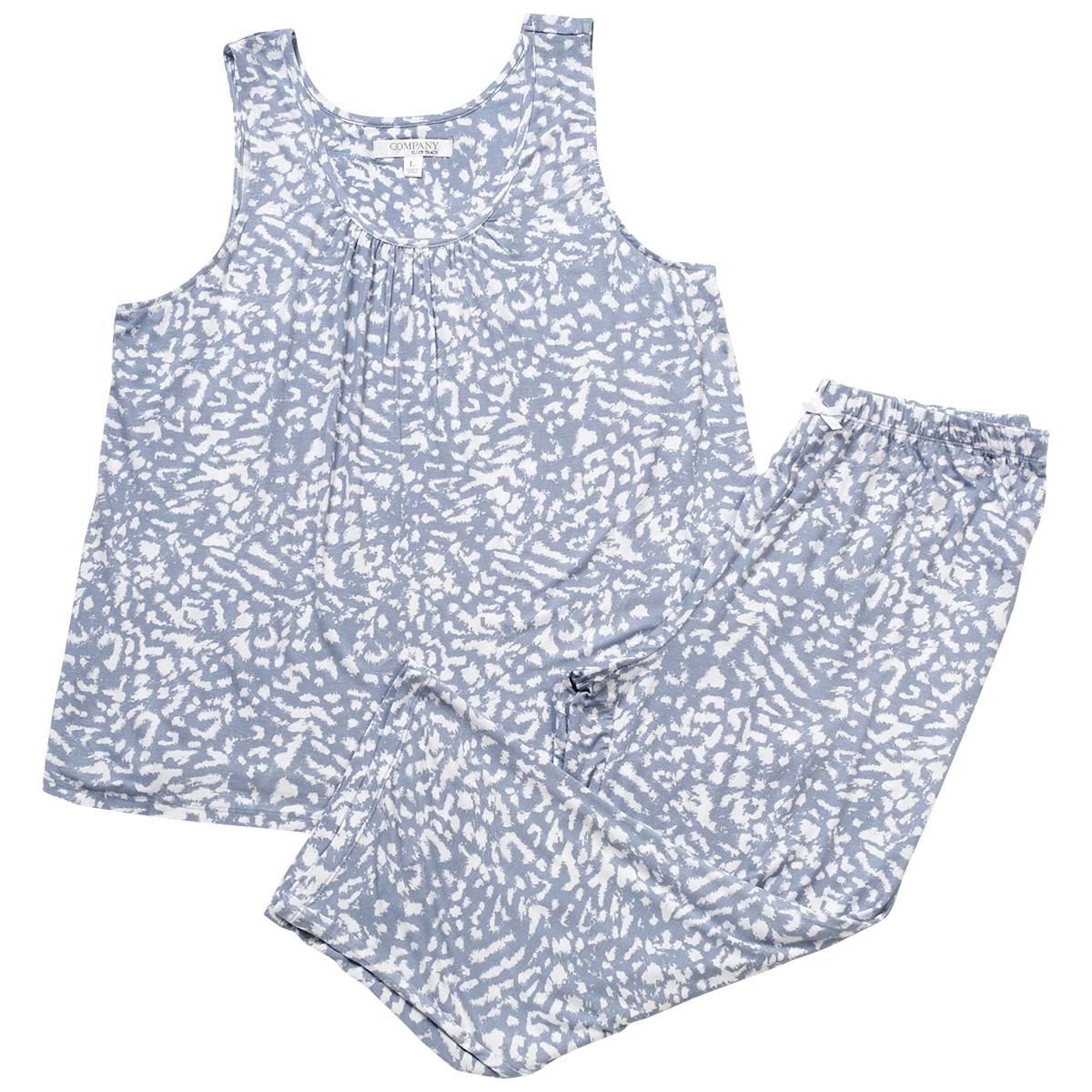 Click here for Womens Ellen Tracy Sleeveless Animal Capri Pajama... prices
