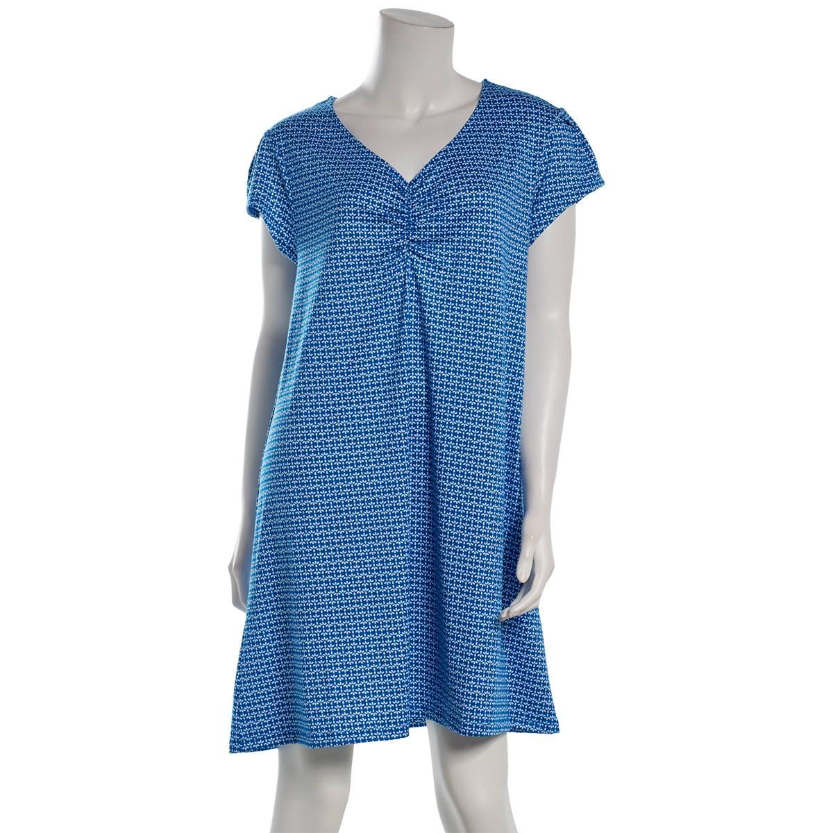 Click here for Womens Ellen Tracy Short Sleeve Geometric Nightgow... prices