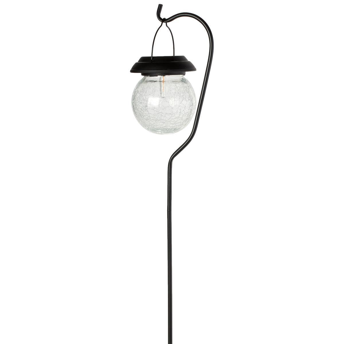 Click here for Crackle Glass Ball Solar Shepherd Hook prices