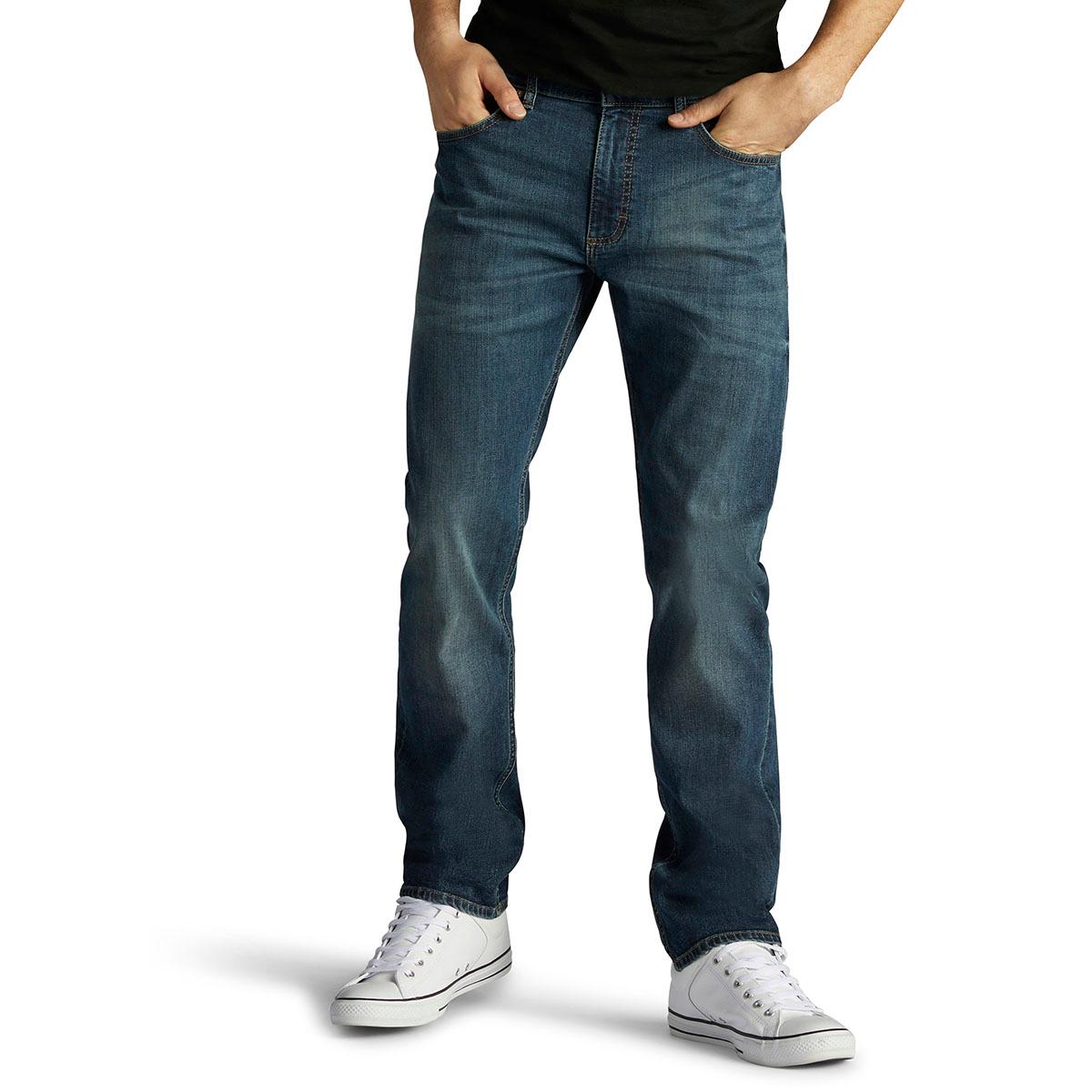 Lee Mens Legendary Regular Fit Straight Jean  34 34  Blue
