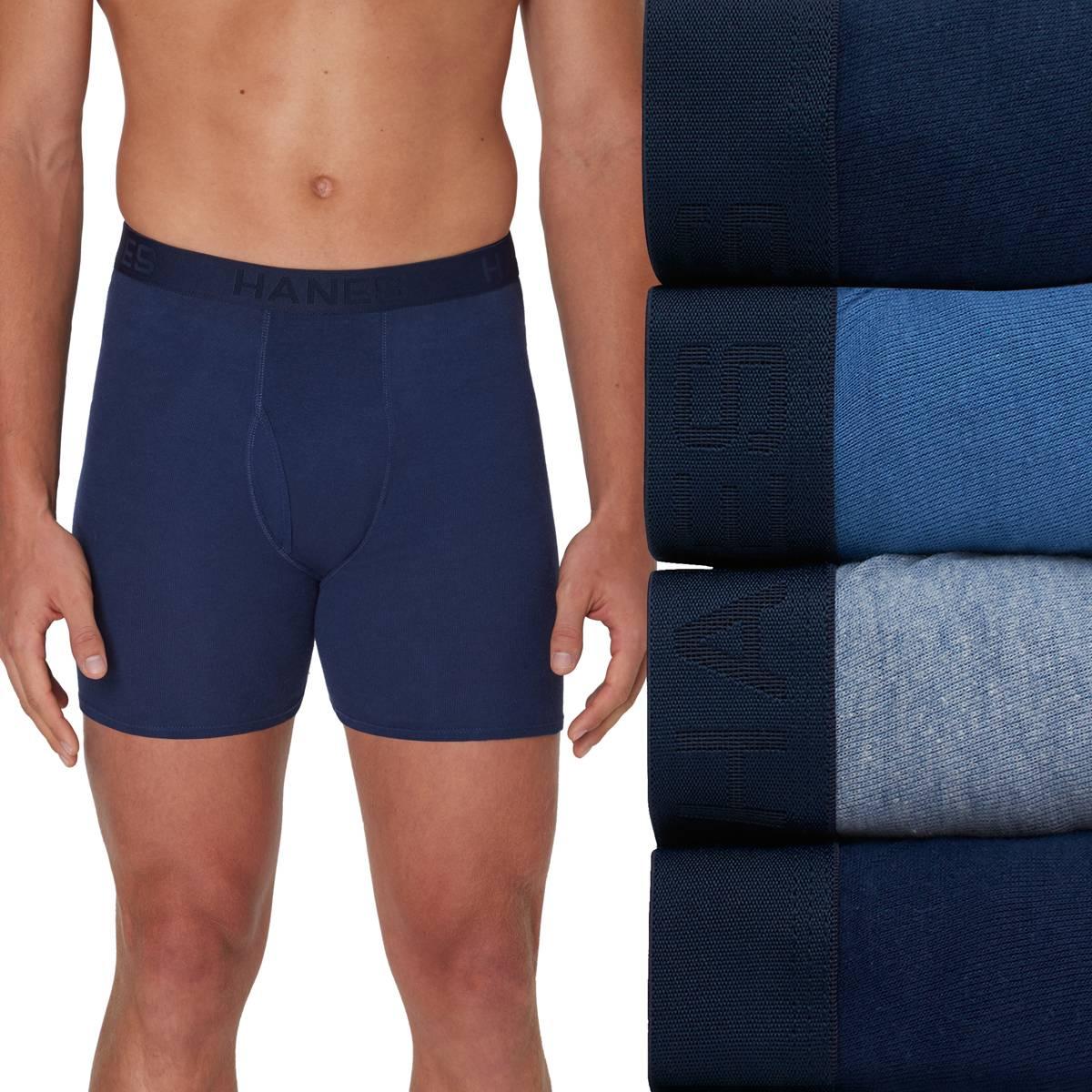 Click here for Mens Hanes Ultimate(R) Core 4pk. Boxer Briefs - Na... prices