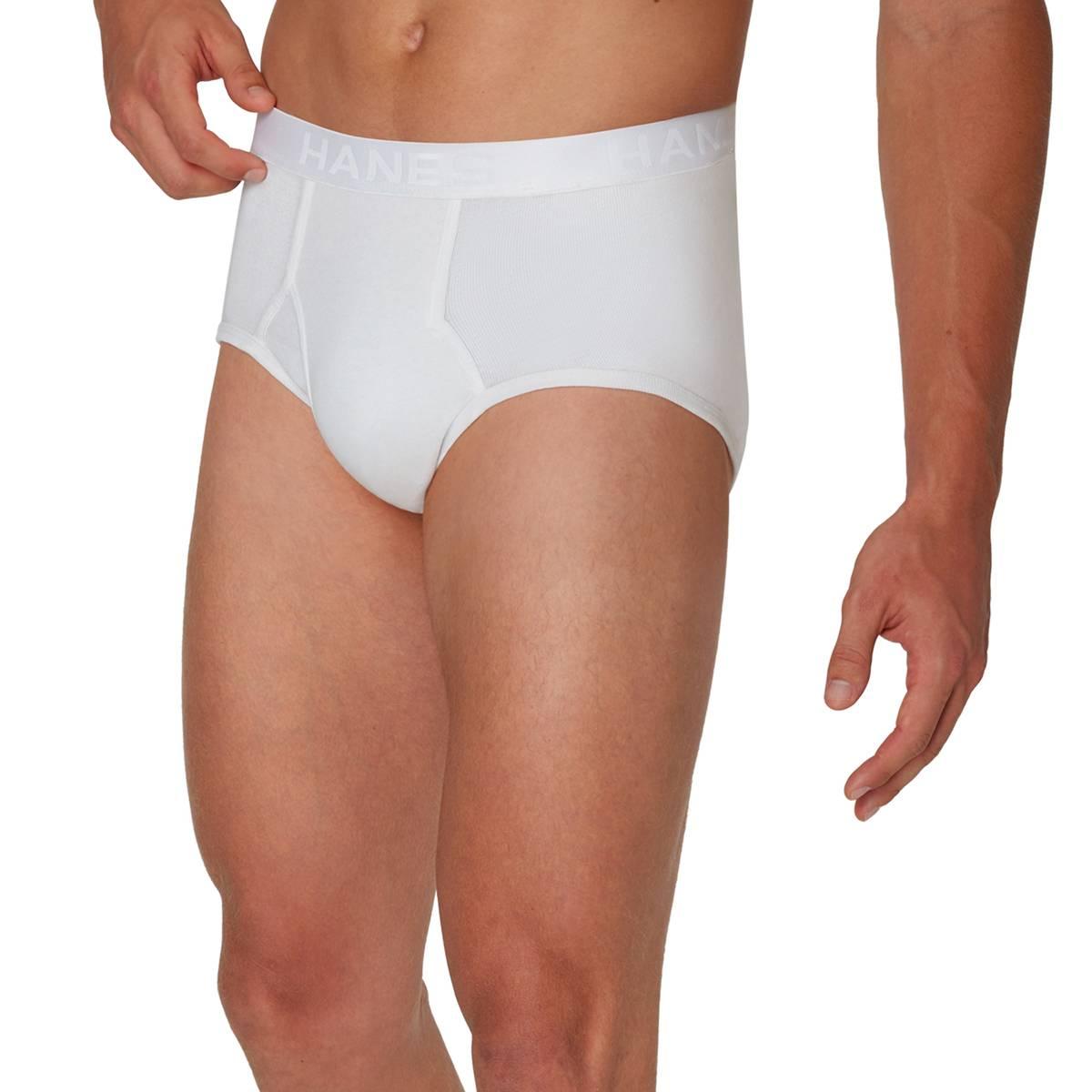Click here for Mens Big & Tall Hanes(R) 5pk. Briefs - White prices