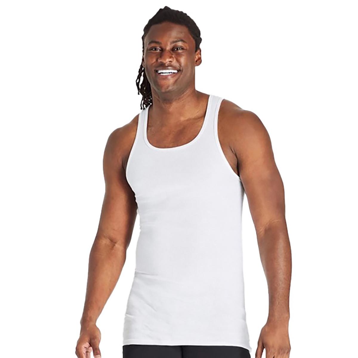 Click here for Mens Tall Hanes Ultimate(R) Core 5pk. Tanks prices