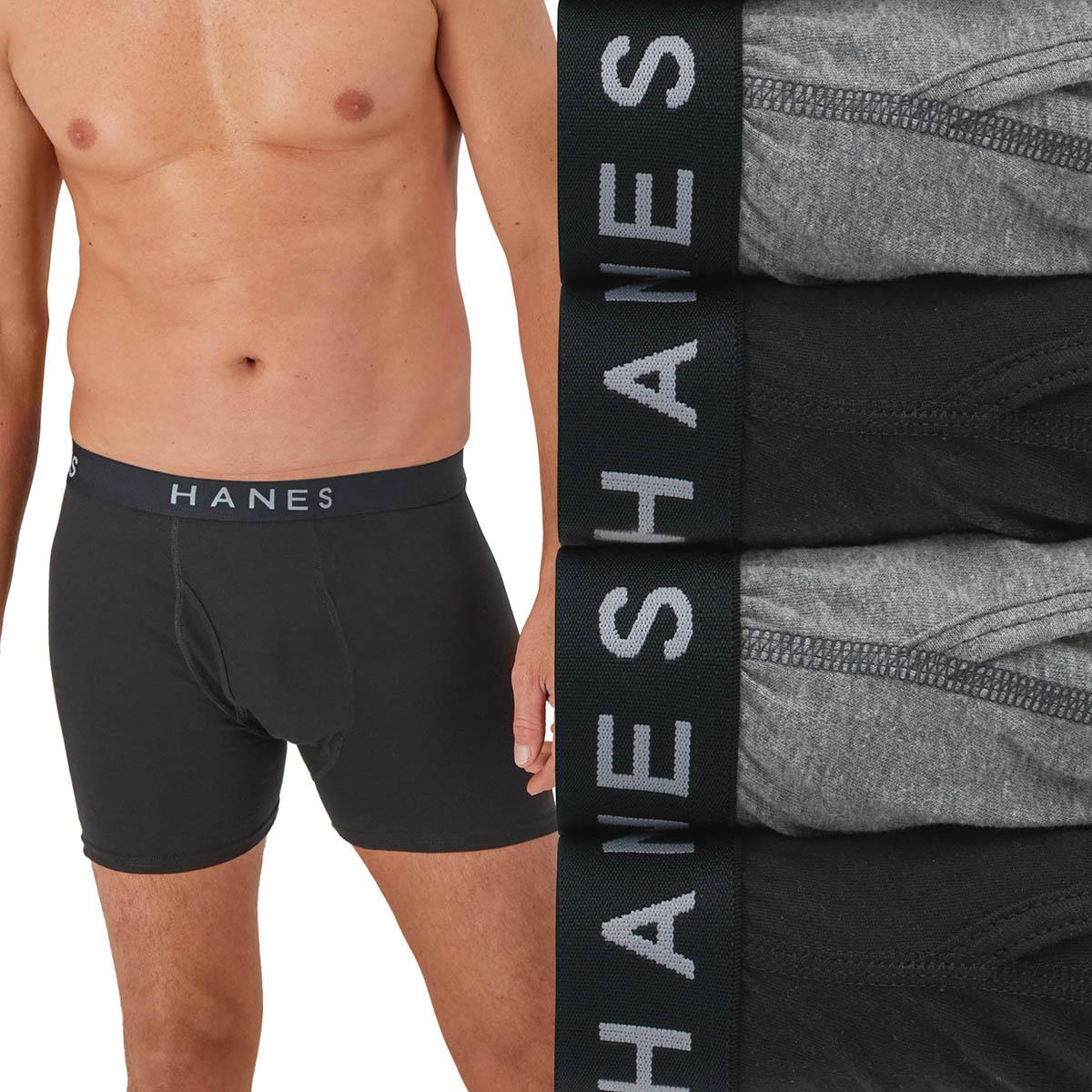 Click here for Mens Hanes Ultimate(R) 4pk. Comfort Blend Boxer Br... prices