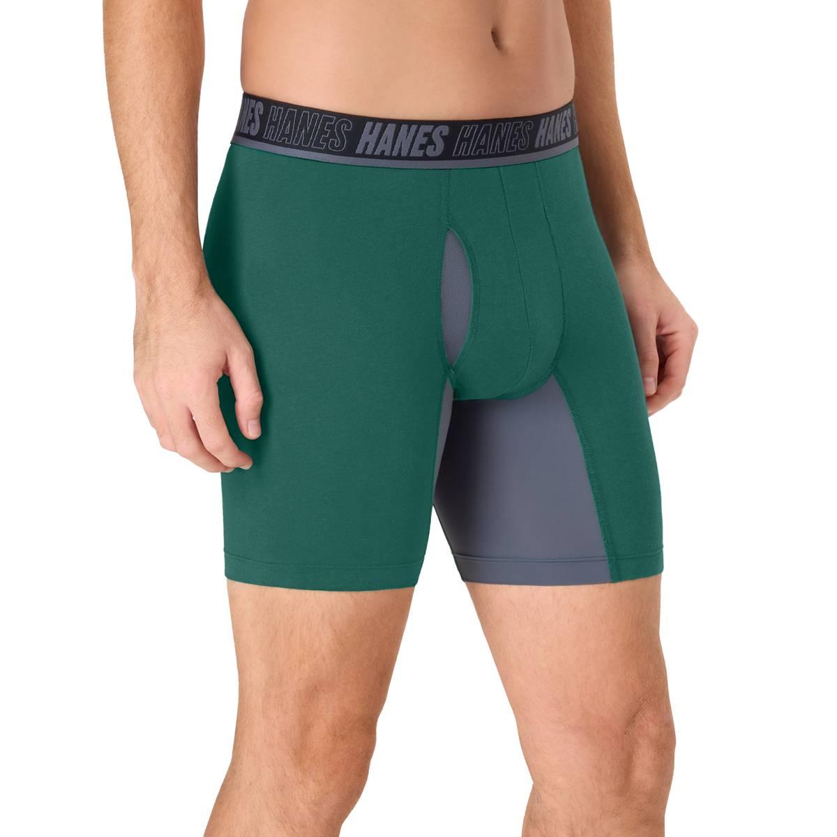 Click here for Mens Hanes Ultimate(R) Moves 3pk. Boxer Briefs - B... prices