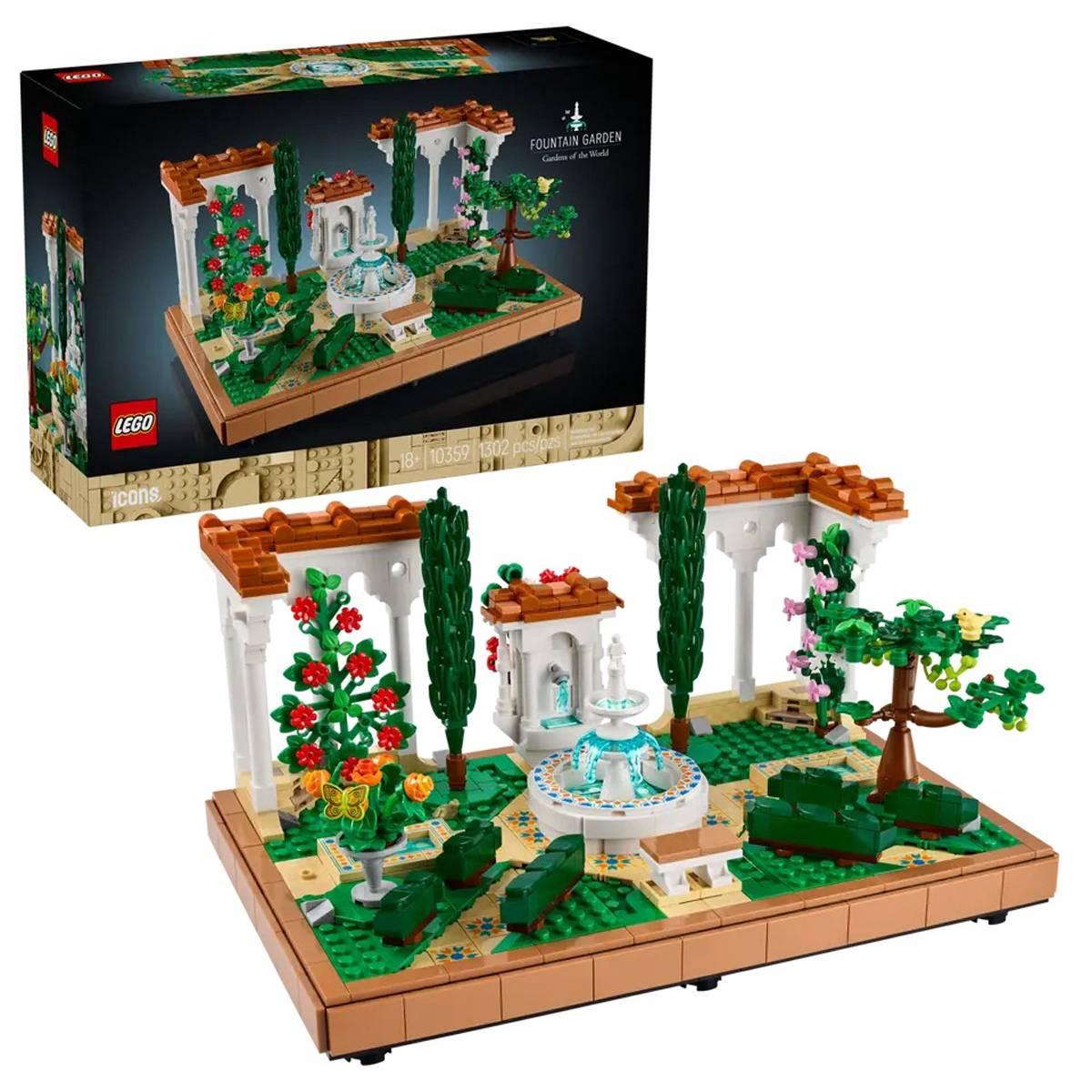 Click here for LEGO(R) Icons Fountain Garden Building Kit prices