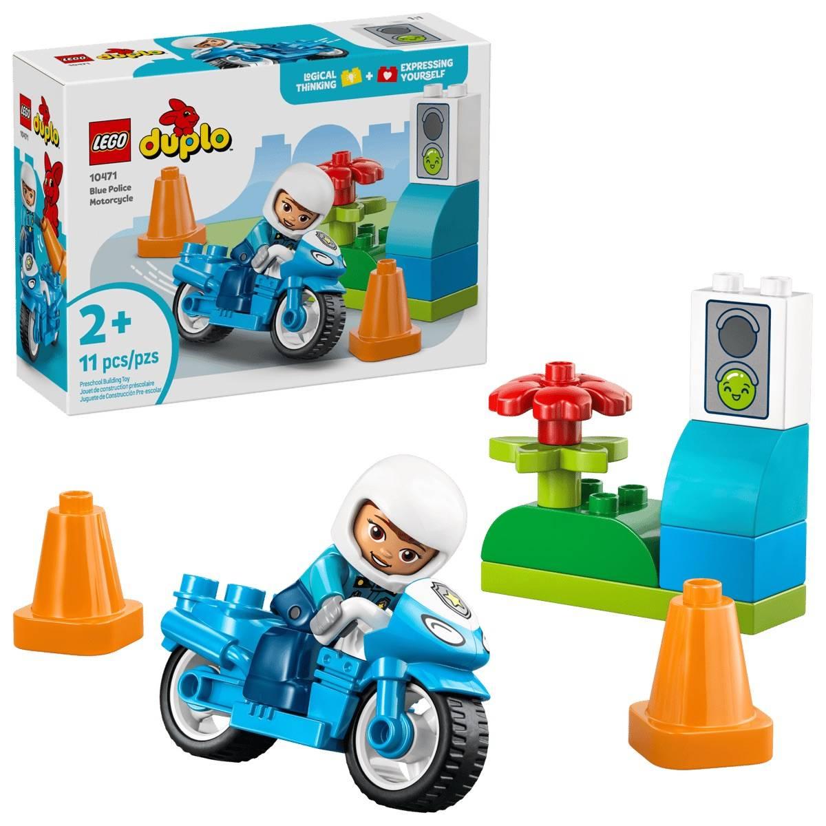 Click here for LEGO(R) DUPLO(R) Blue Police Motorcycle Building K... prices