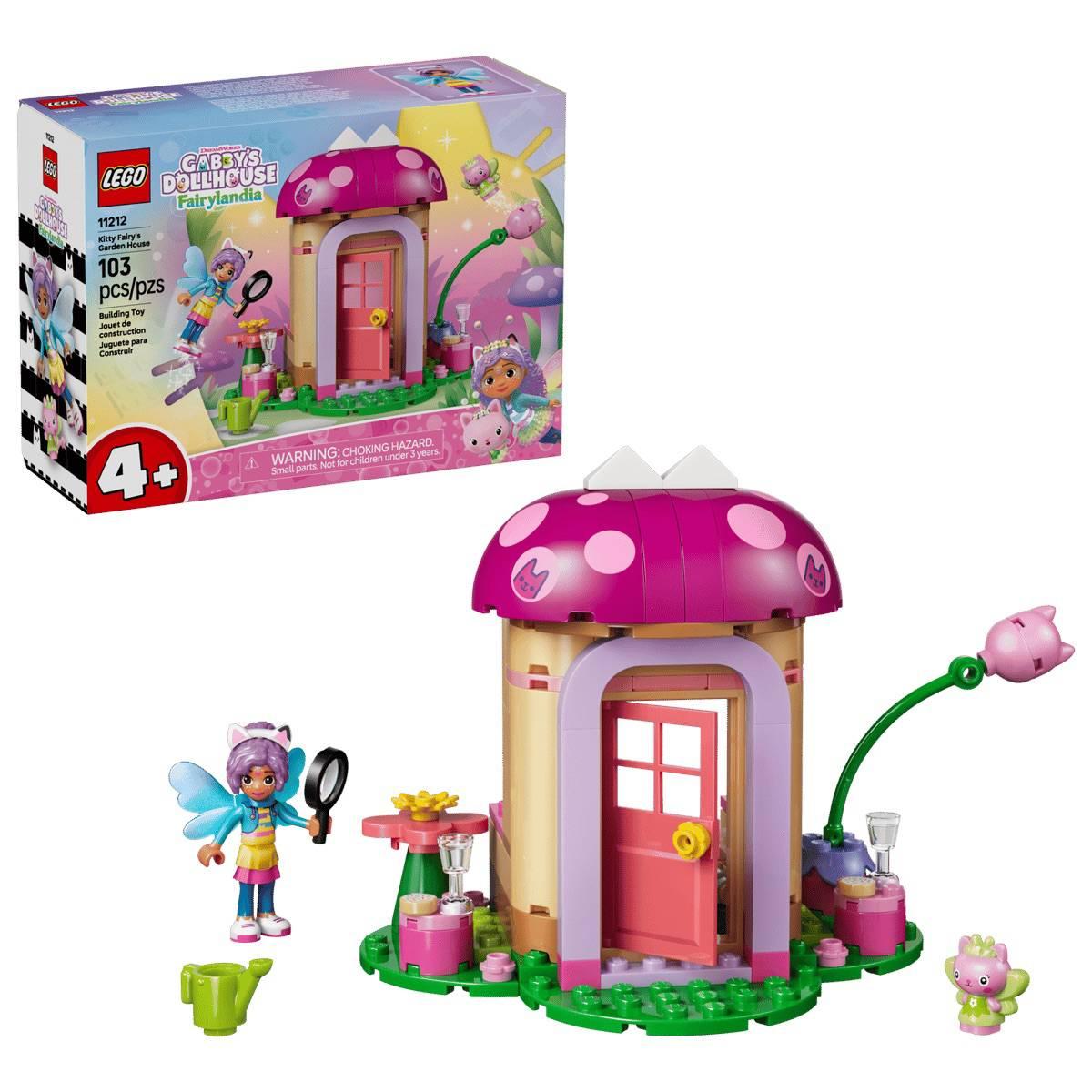 Click here for LEGO(R) Gabbys Dollhouse Kitty Fairies Garden Hous... prices