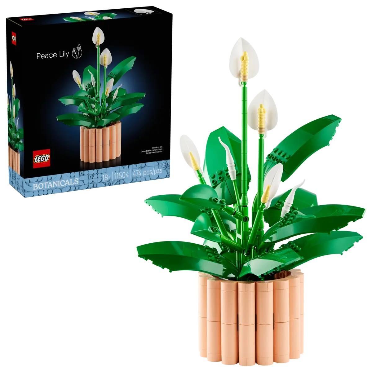 Click here for LEGO(R) Botanicals Peace Lily Building Kit prices