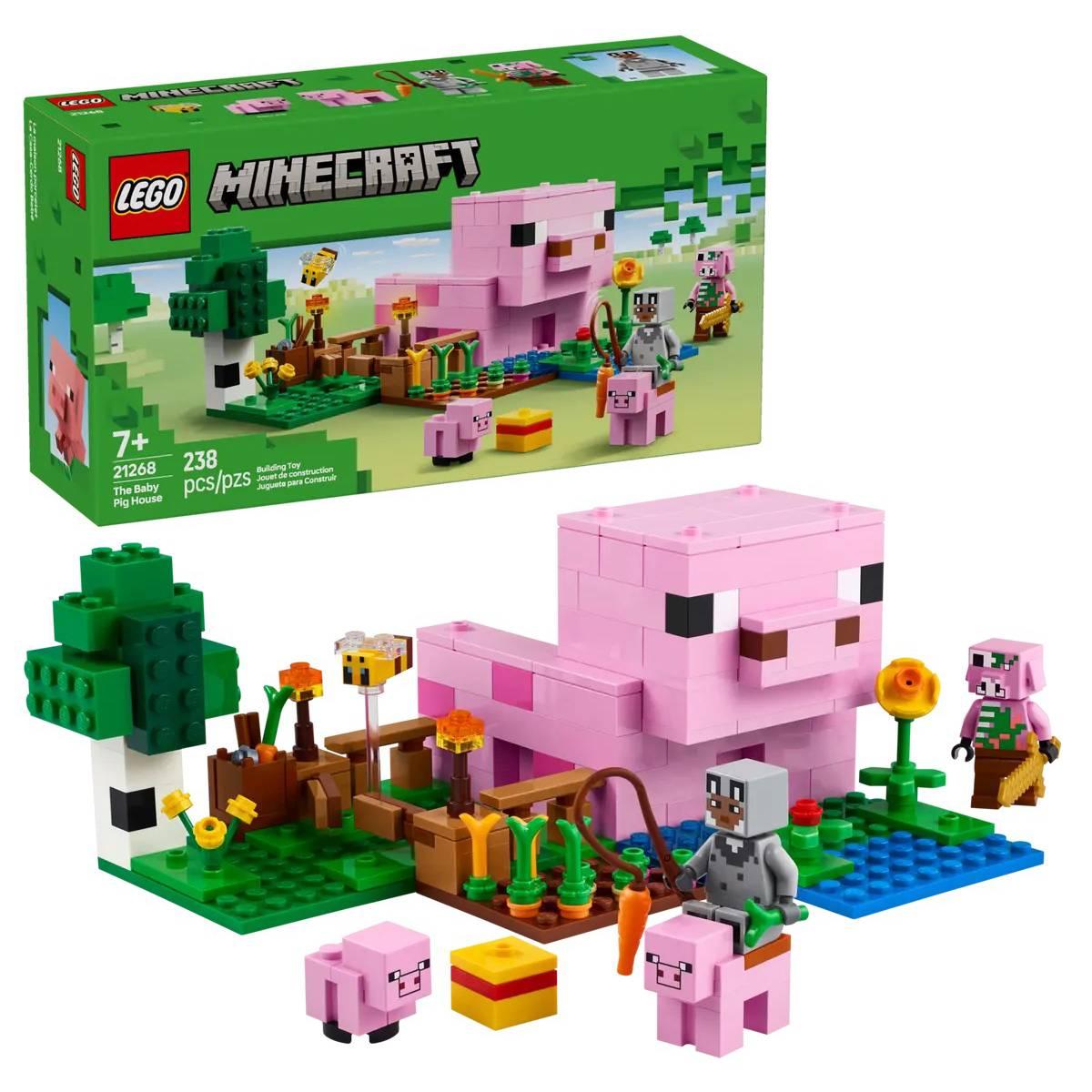 Click here for LEGO(R) Minecraft The Baby Pig House Building Kit prices