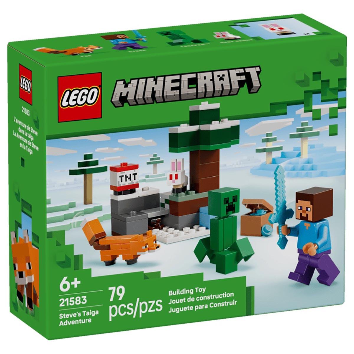 Click here for LEGO(R) Minecraft(R) Steves Taiga Adventure Buildi... prices