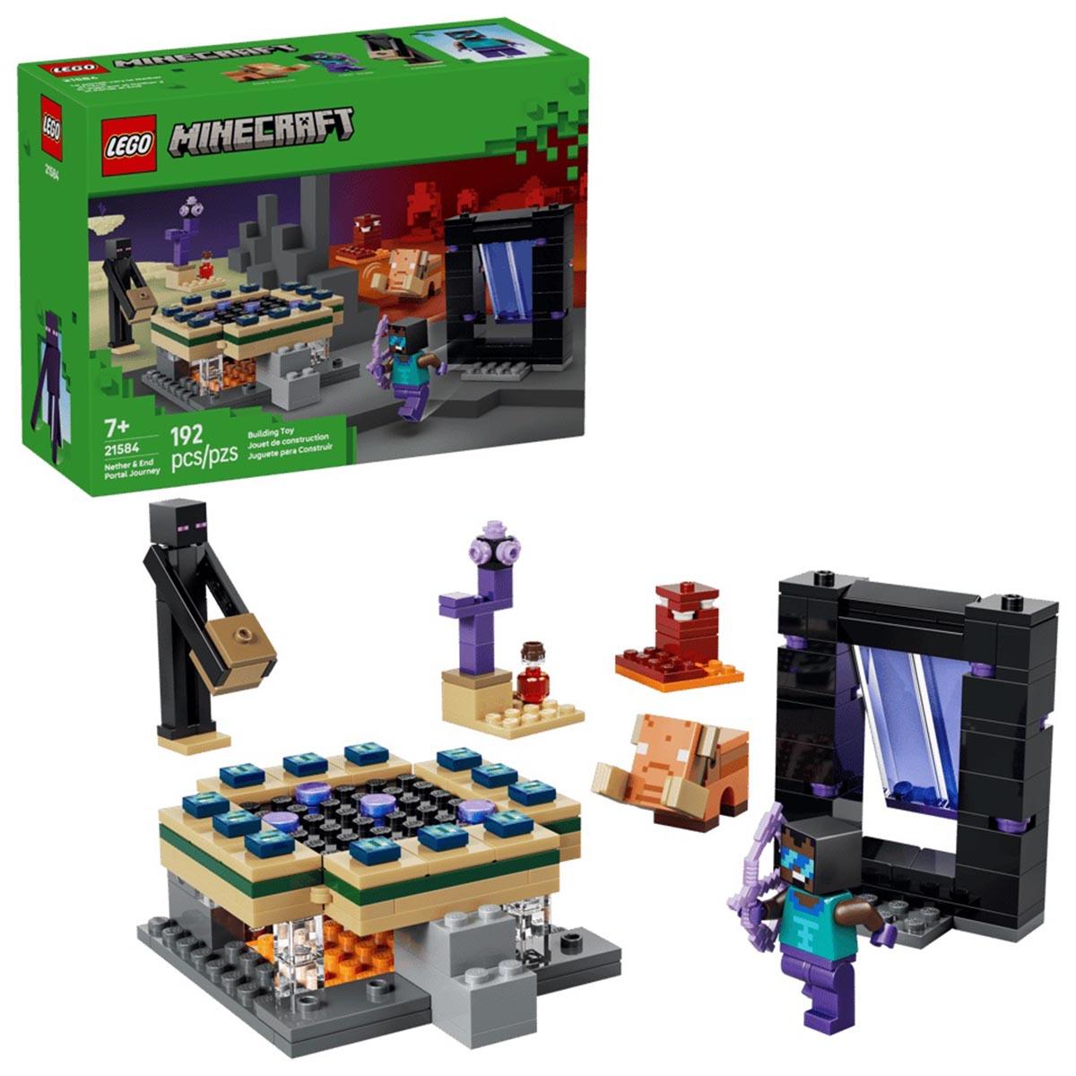 Click here for LEGO(R) Minecraft(R) Nether & End Portal Journey B... prices