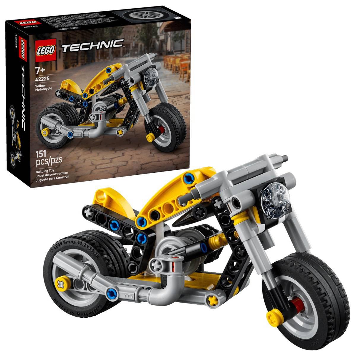 Click here for LEGO(R) Technic(tm) Yellow Motorcycle prices