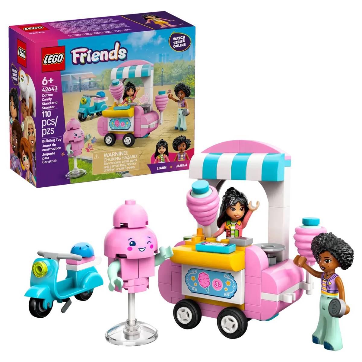 Click here for LEGO(R) Friends Cotton Candy Stand & Scooter prices