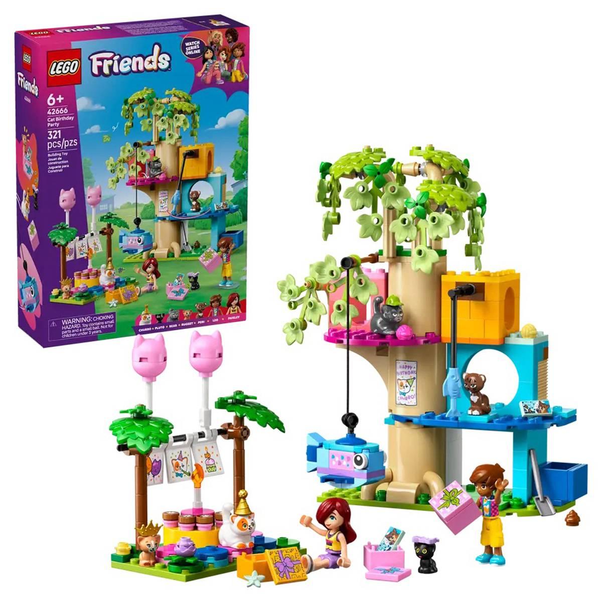 Click here for LEGO(R) Friends Cat Birthday Party & Tree House prices