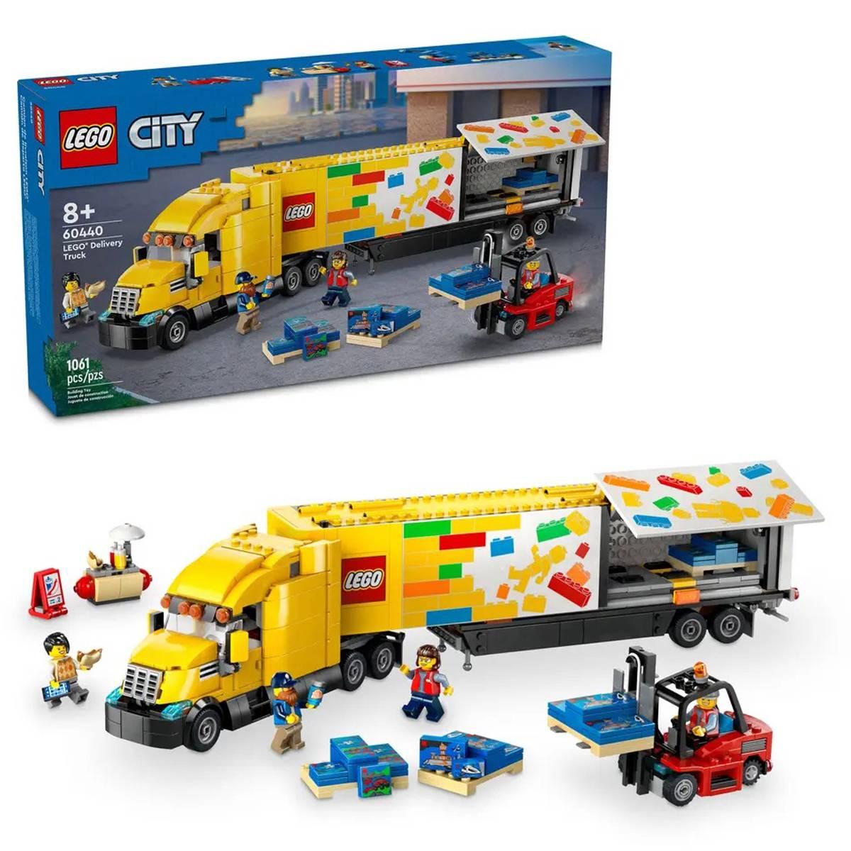 Click here for LEGO(R) CITY Yellow Delivery Truck Building Kit prices
