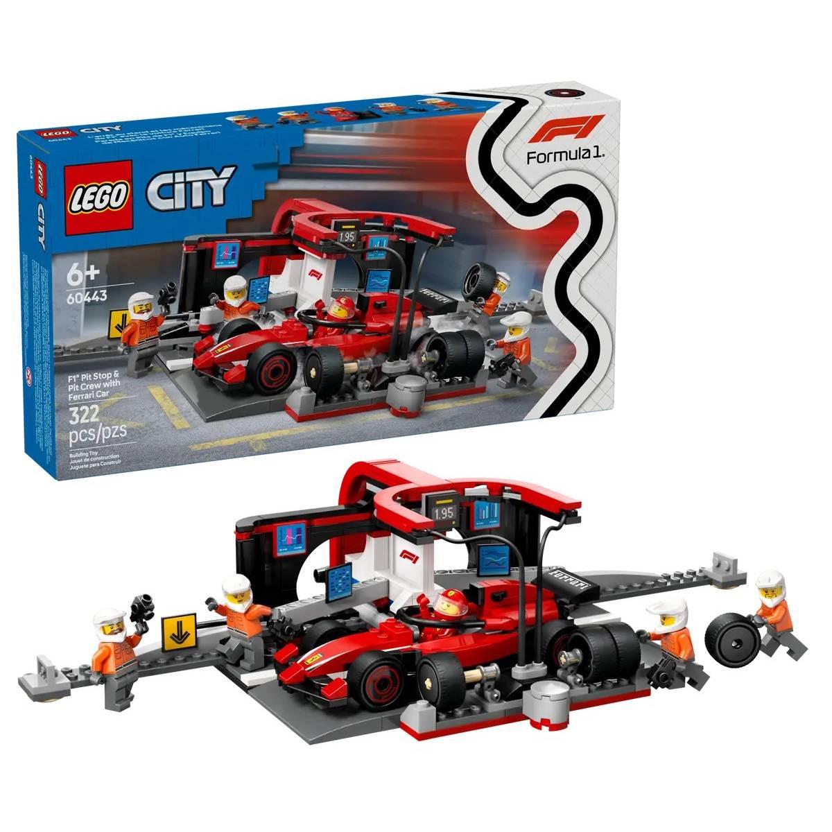 Click here for LEGO(R) CITY F1(R) Pit Stop & Pit Crew with Ferrar... prices