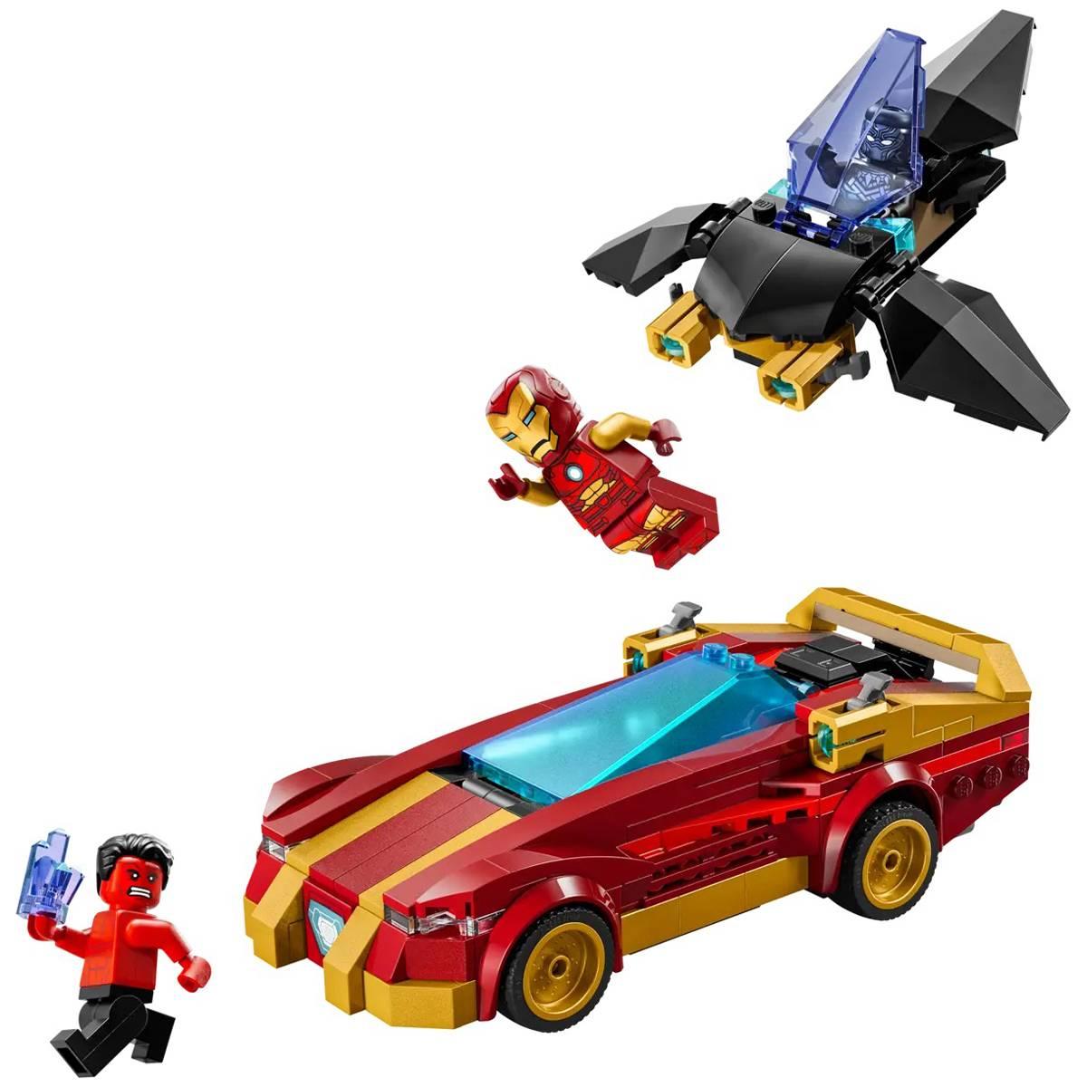 Click here for LEGO(R) Marvel Iron Man Car & Black Panther vs. Re... prices