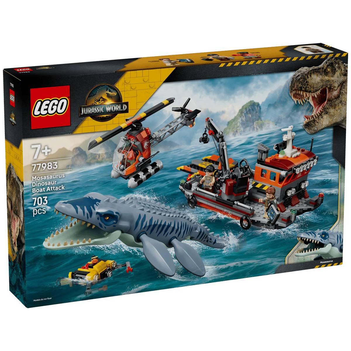 Click here for LEGO(R) Jurassic World Mosasaurus Dinosaur Boat At... prices
