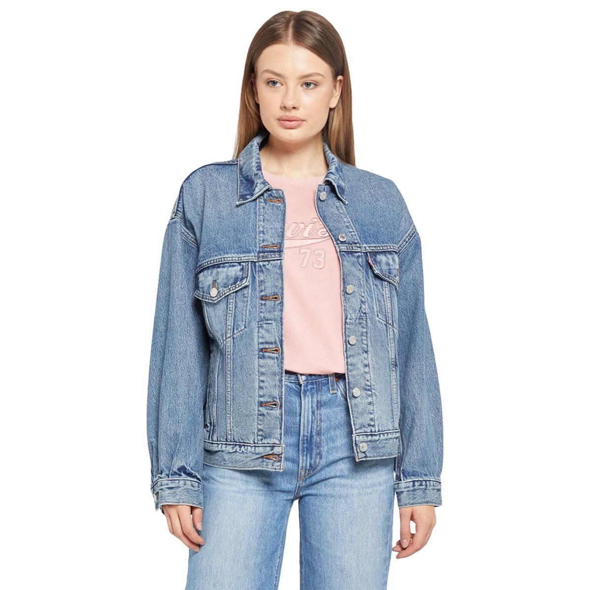 Click here for Womens Levis(R) 90s Trucker Denim Jacket prices