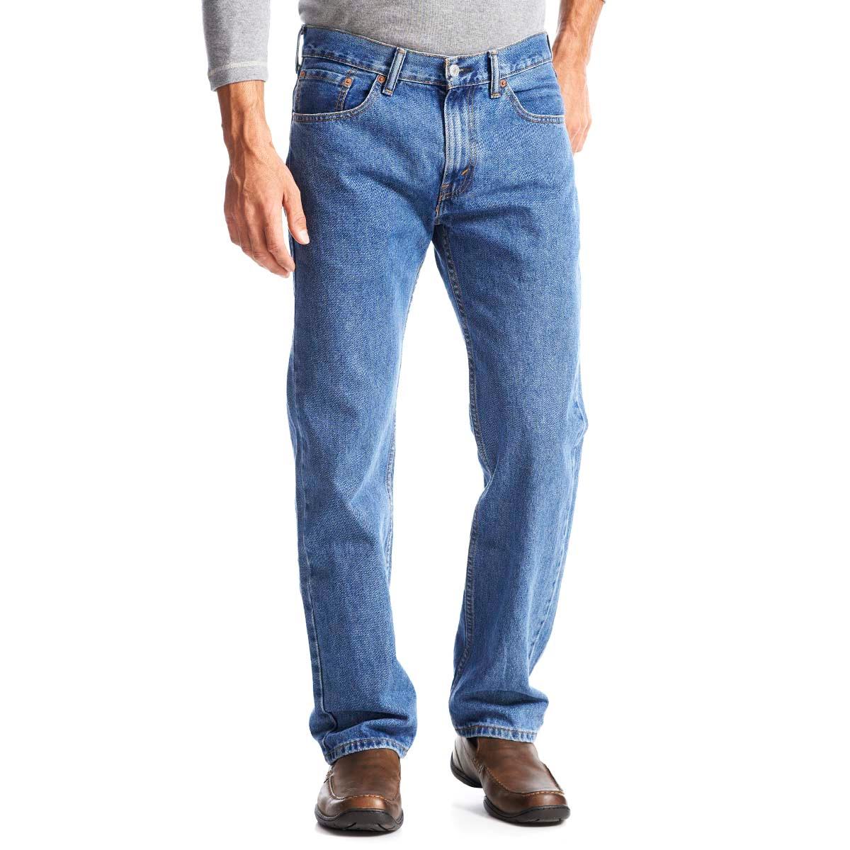 Click here for Mens Levis(R) 505 Regular Fit Stretch Jeans prices