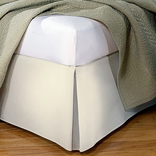 Click here for Fresh Ideas Tailored Bed Skirt - Ivory prices